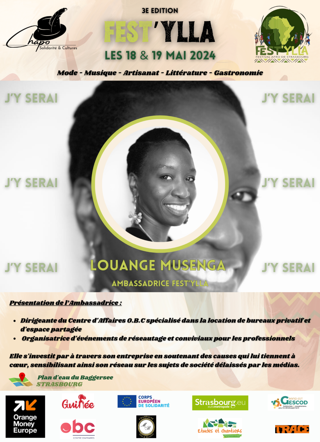 Ambassadeurs FEST’YLLA 2024 – Mme Louange MUSENGA – FestYlla